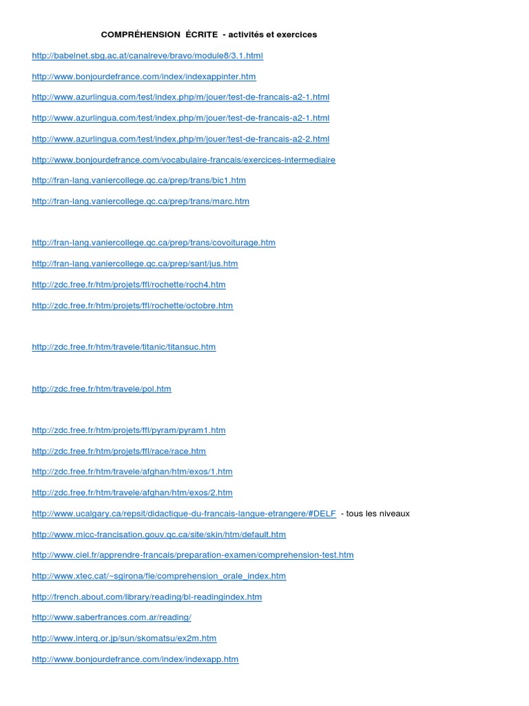 Compréhension Écrite | PDF | Affaires | Ordinateurs