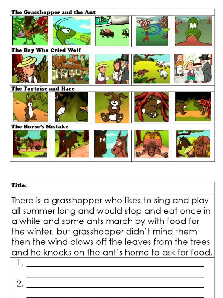 The Grasshopper and The Ant | PDF | Leisure