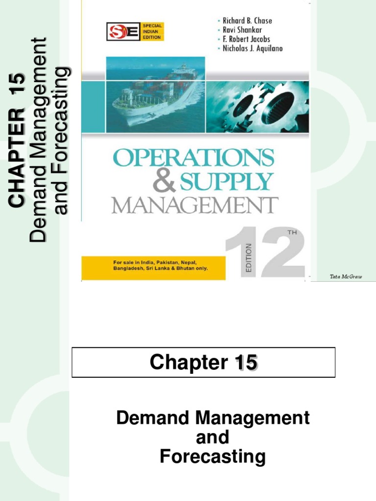 Demand Management and Forecasting | PDF | Forecasting | Regression Analysis