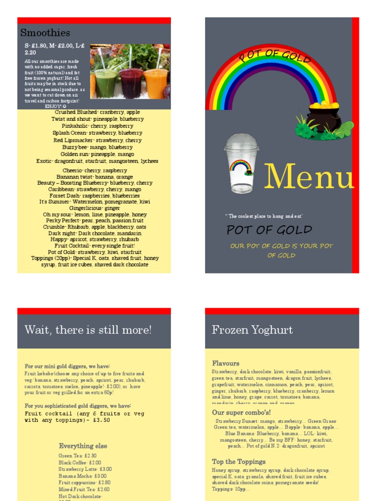 Pot of Gold | PDF | Fruit | Yogurt