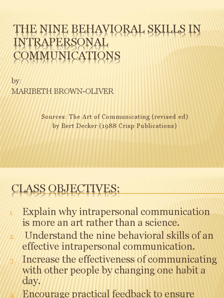 Behaviour Skill | PDF | Gesture | Communication