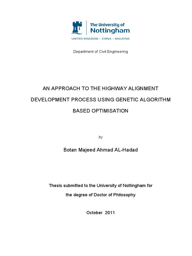 Botan's Thesis - Final | PDF | Genetic Algorithm | Mathematical Optimization