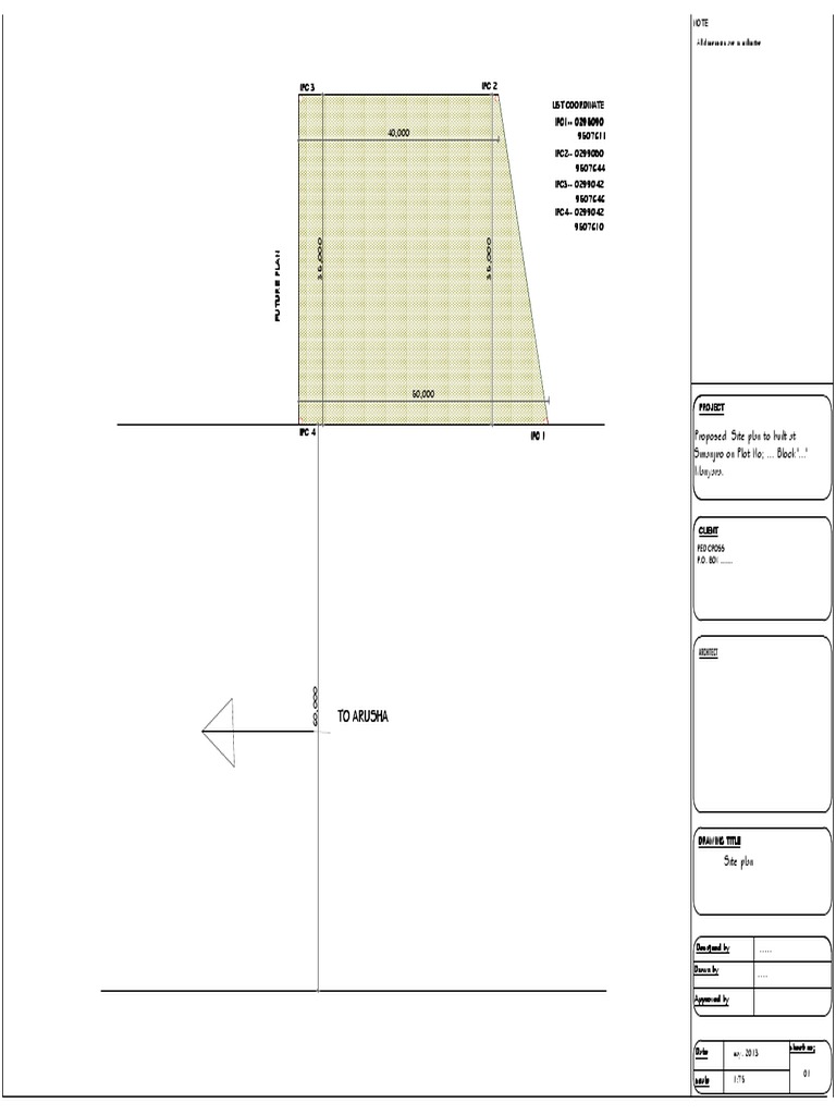 A.02 Site Plan - Layout | PDF | Home & Garden