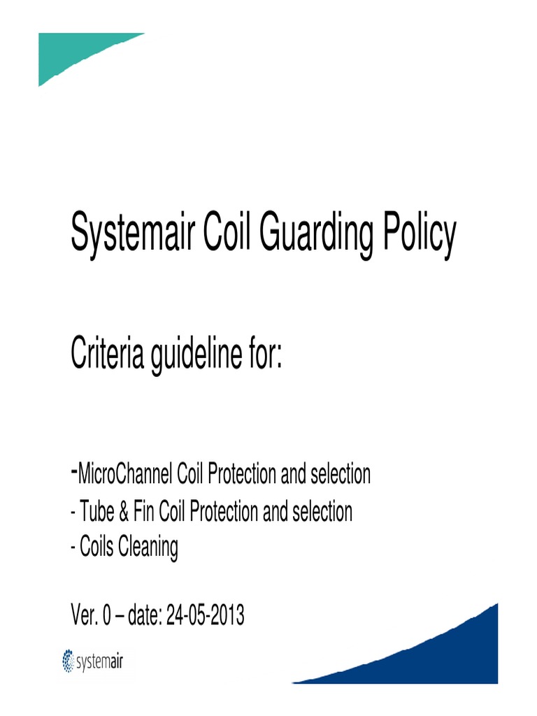 Coil Guarding Policy | Download Free PDF | Corrosion | Copper