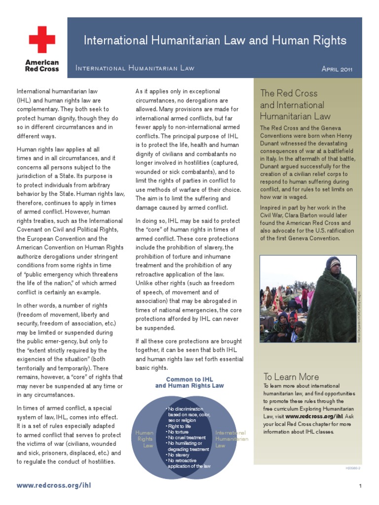 International Humanitarian Law and Human Rights - Red Cross | PDF ...