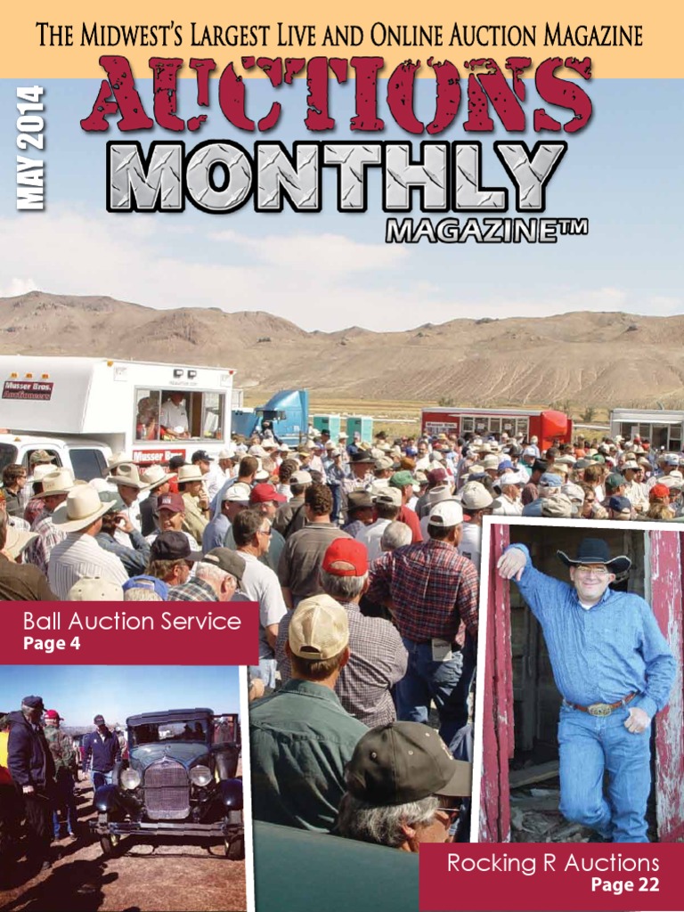Auctions Monthly May 2014 Issue | PDF | Auction | Revolver