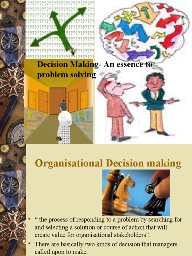 Decision-making and Problem Solving | Decision Making | Evaluation