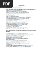 Tenses Do As Directed Sample | PDF | Grammatical Tense | Grammar