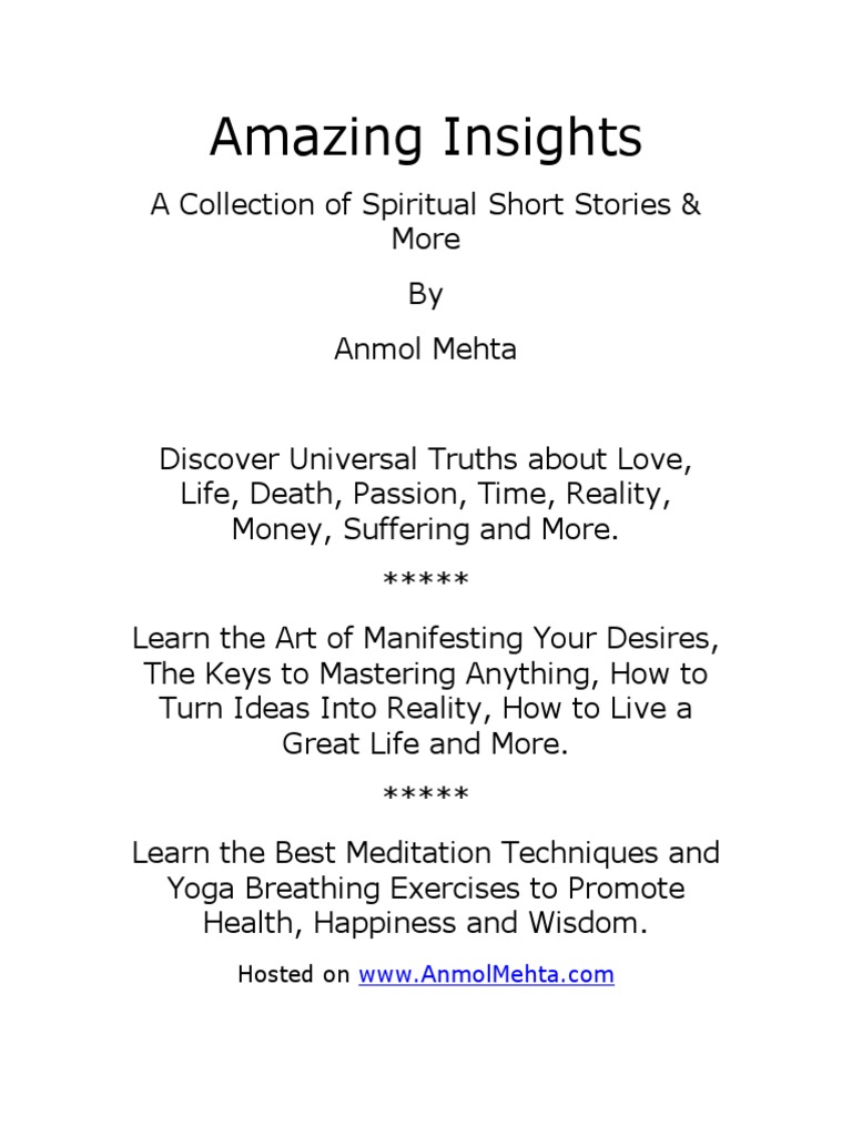Amazing Insight | PDF | Self-Improvement