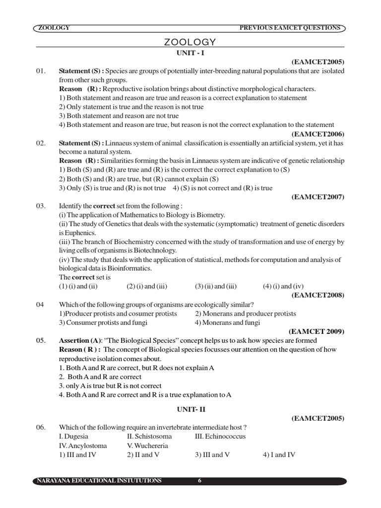 Zoology 1 | PDF | Ploidy | Animal Anatomy