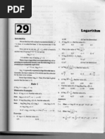 Logarithms Fiitjee PDF | PDF | Discrete Mathematics | Teaching Mathematics