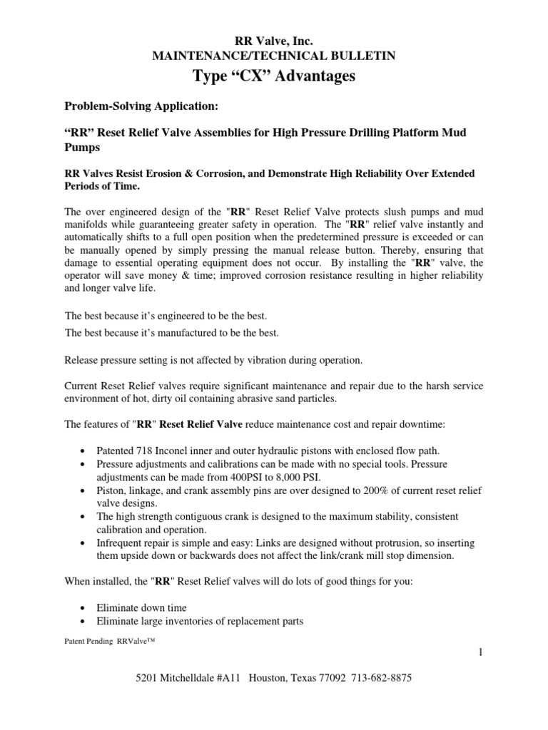 Maintenance Technical Bulletin 2 | PDF | Valve | Calibration