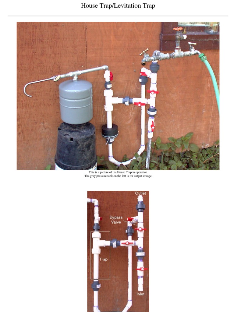 House Trap Design for ORMUS Water | PDF | Hydraulic Engineering | Pipe ...