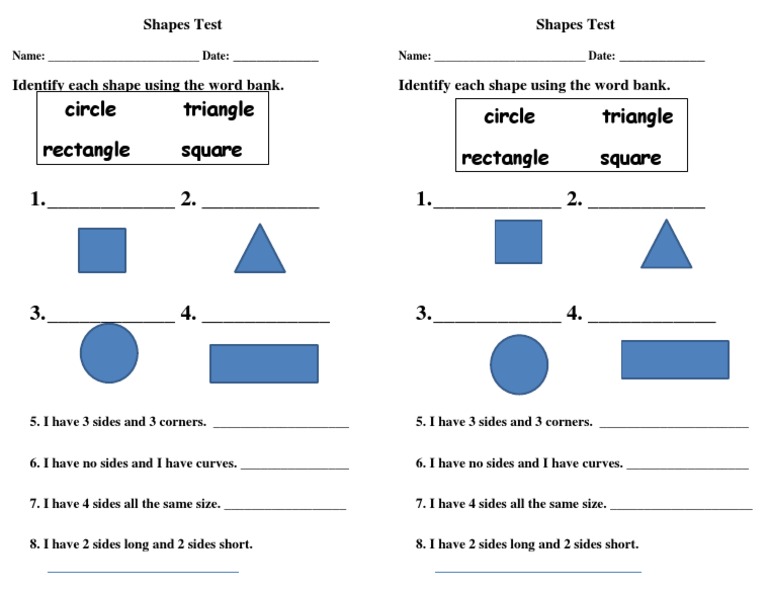 Circle Triangle Rectangle Square Circle Triangle Rectangle Square | PDF