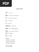 Alfabeto Hebraico: Letras e Significados | PDF