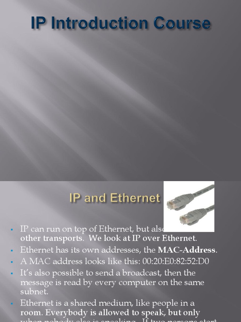 Curso de IP | PDF | Port (Computer Networking) | Ip Address