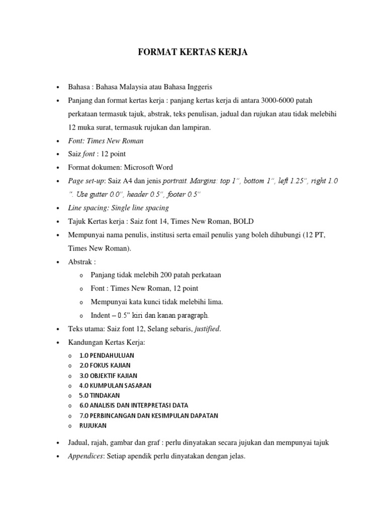 Format Ringkasan Laporan | PDF