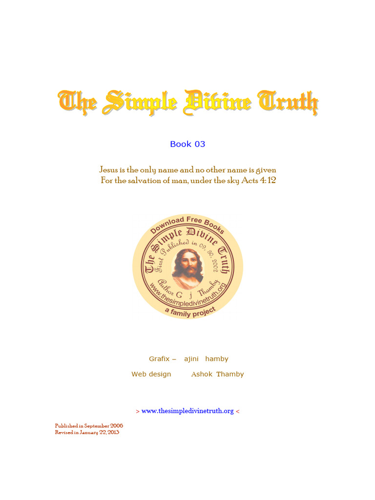 The Simple Divine Truth Book - 03 | PDF | Macbeth | Prayer