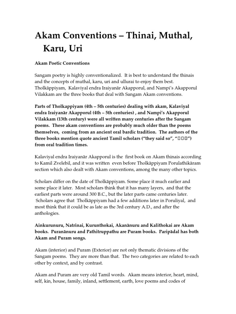 Akam Conventions | PDF | Poetry | Agriculture