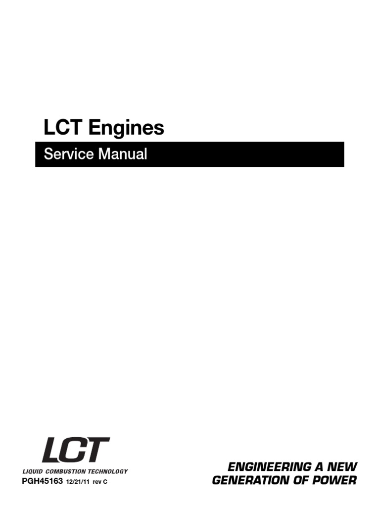LCT Engines Service Man 208cc | PDF | Carburetor | Ignition System