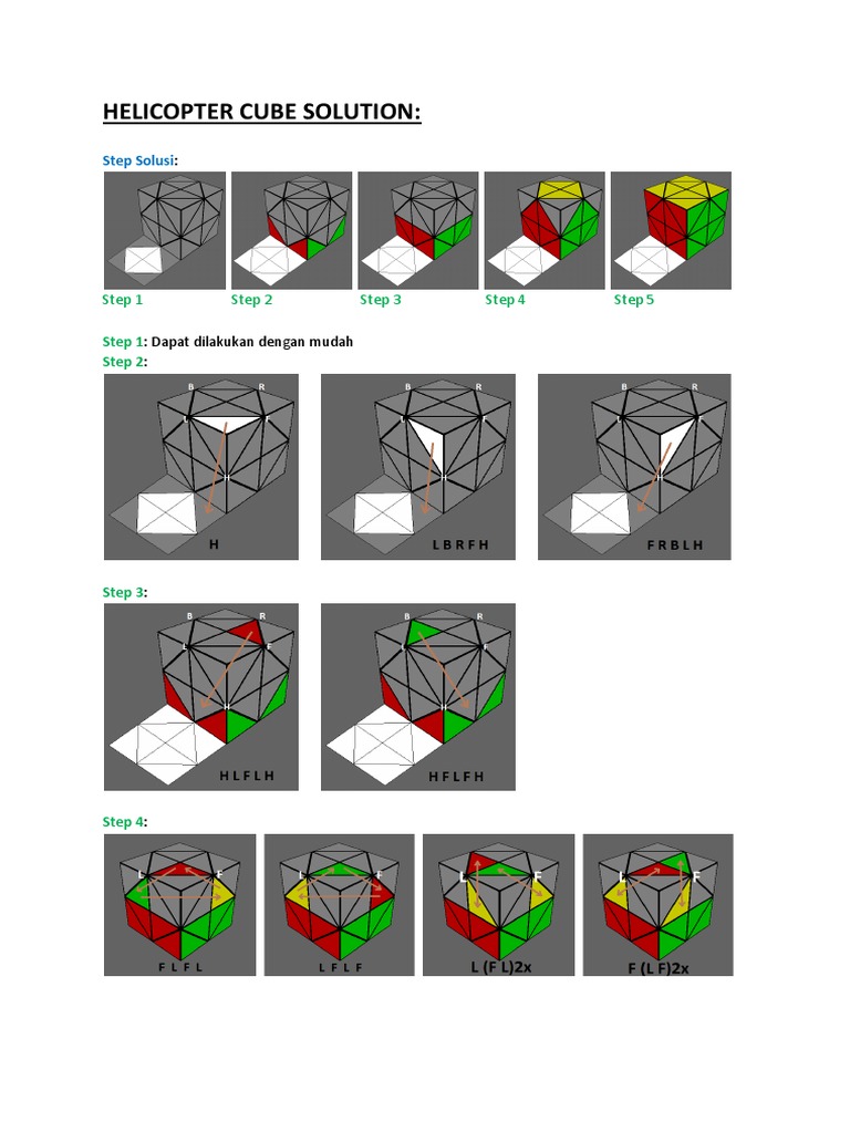 Solusi Helicopter Cube | PDF