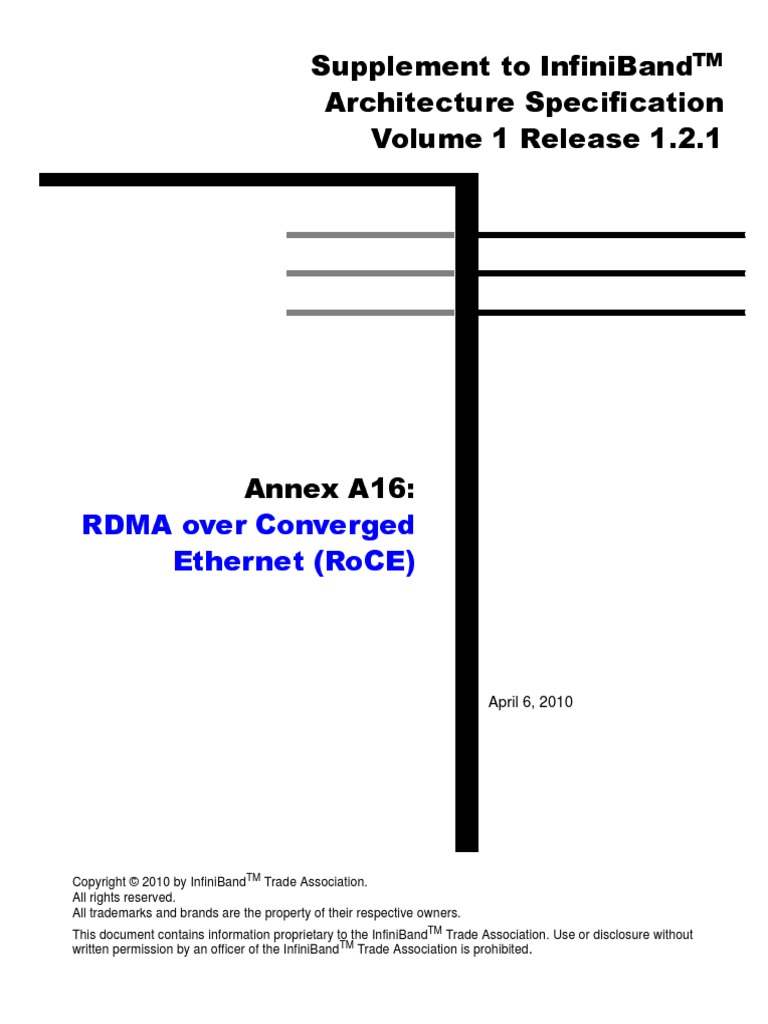 Annex RoCE Final | PDF | Network Packet | Port (Computer Networking)
