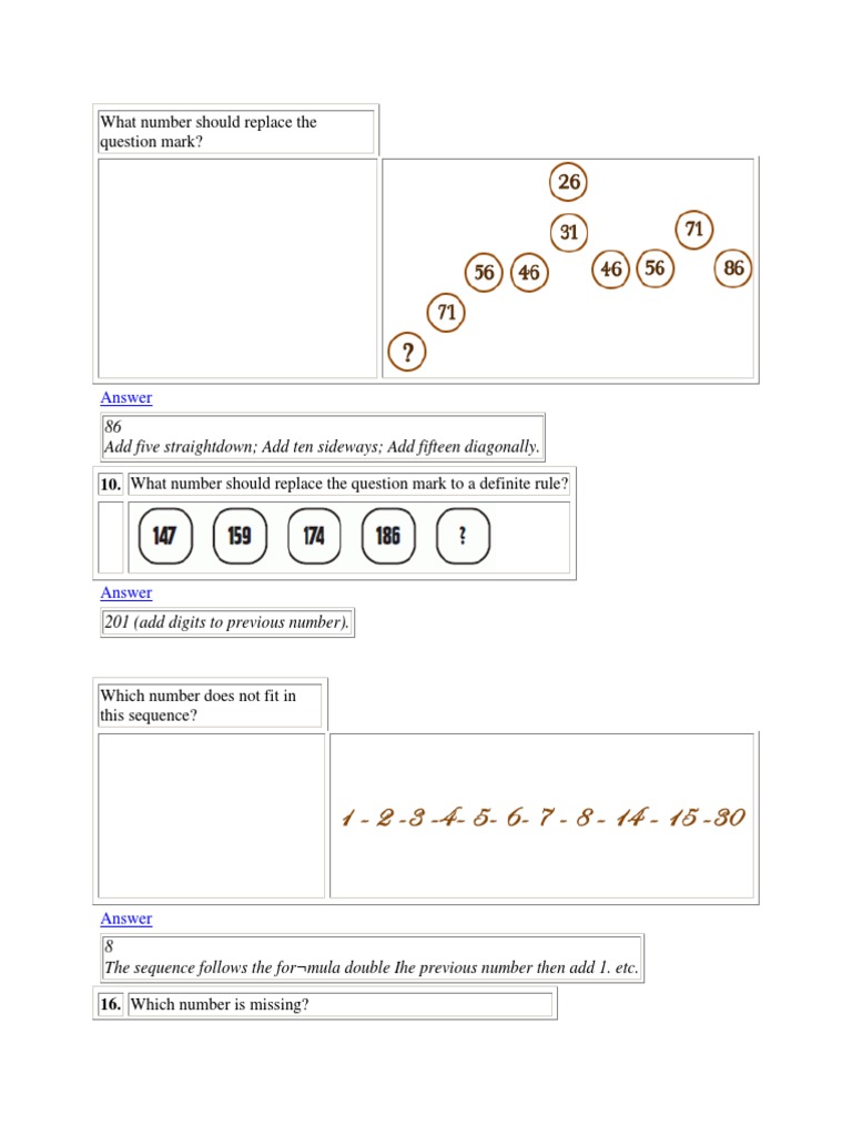 Decoding Patterns: A Collection of Logic and Reasoning Puzzles | PDF ...