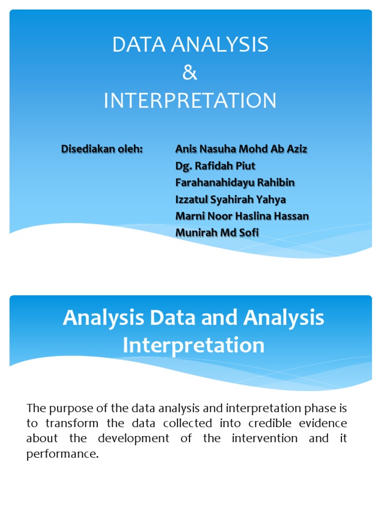 Data Analysis | PDF