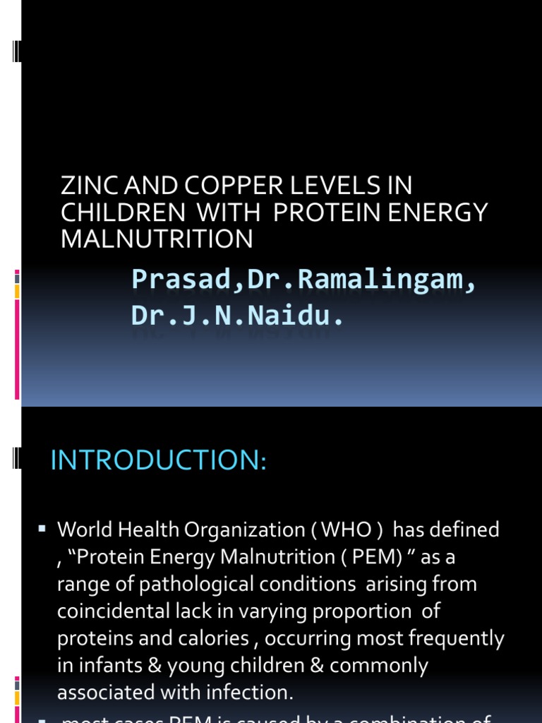 PEM | PDF | Malnutrition | Nutrition