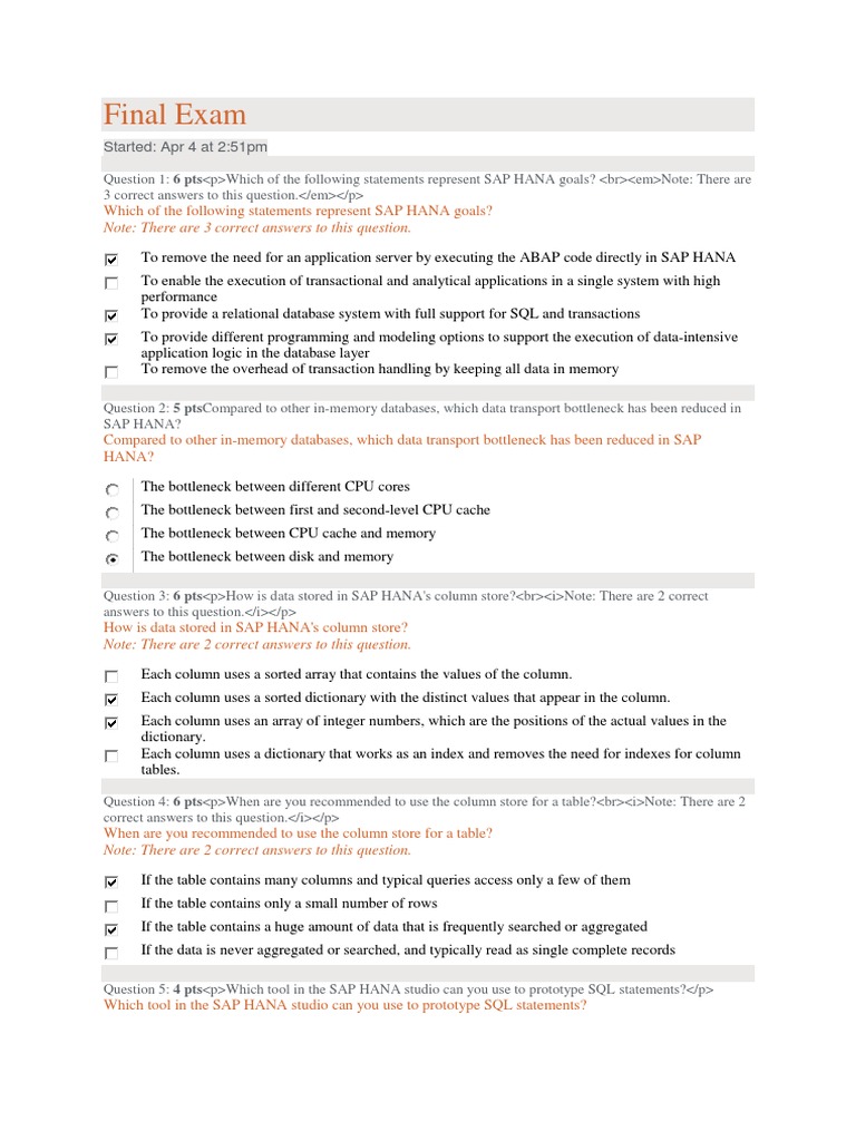 Final Exam | PDF | Sql | Databases