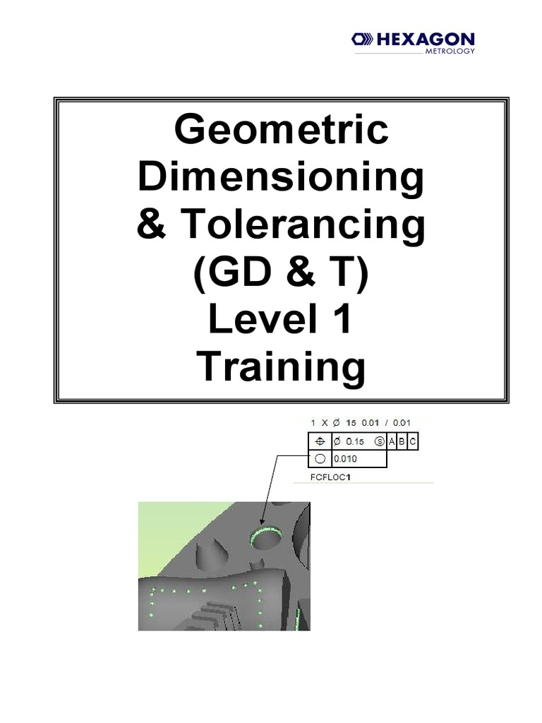 GDT - Theory - 1st Principle - Training Manual LEVEL 1 | PDF | Engineering Tolerance | Geometry