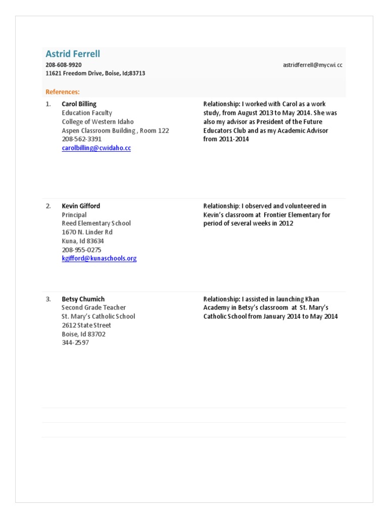 Reference Sheet | PDF | Schools | Learning