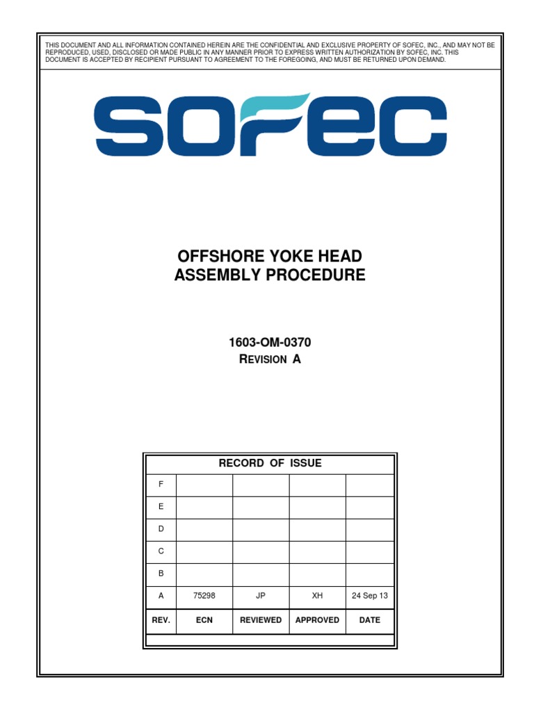 Offshore Jacket Installation Guide | PDF | Nut (Hardware) | Screw