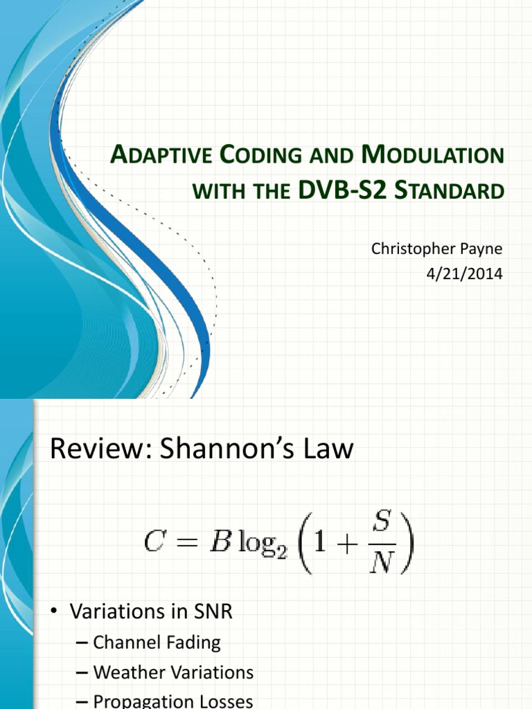 Adaptive Coding and Modulation | PDF