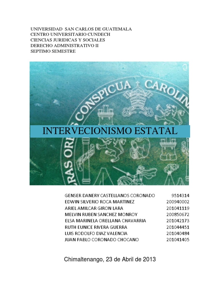 El Intervencionismo Estatal | PDF | Dominio eminente | Propiedad