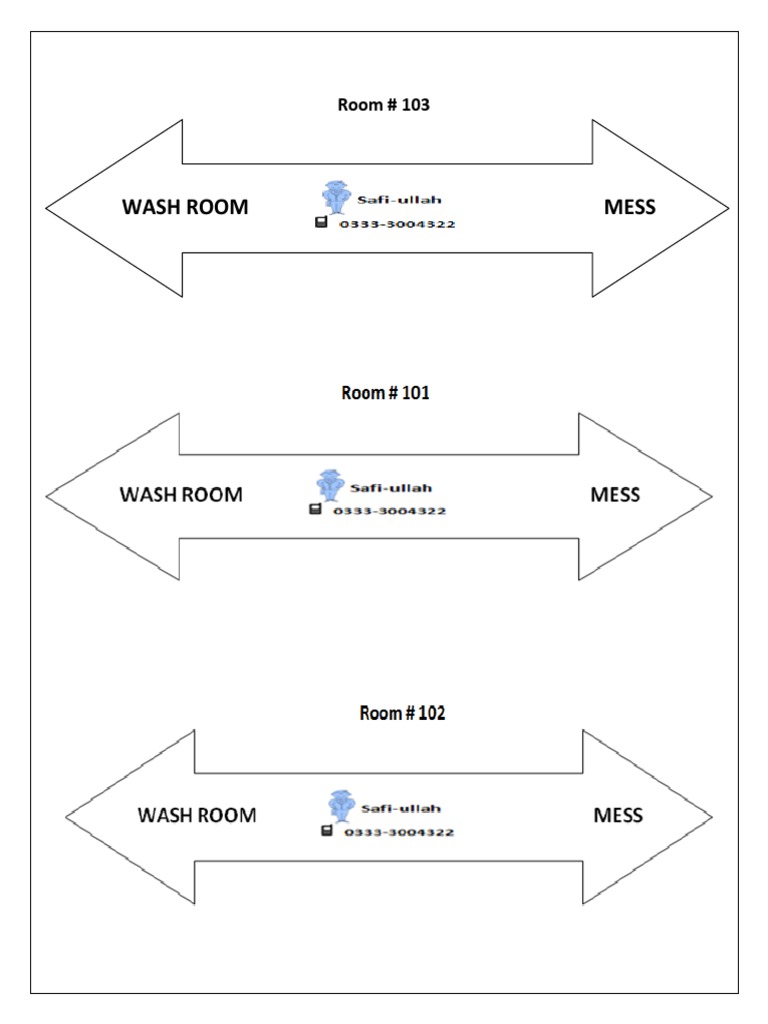 Mess Wash Room | PDF