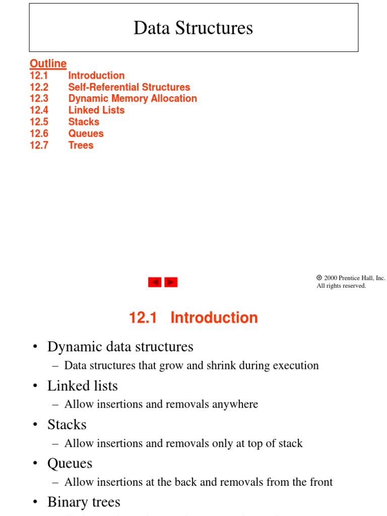Data Structures Outline Pdf Pointer Computer Programming Data 6417