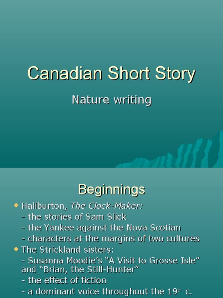 Overview of Canadian Short Stories | PDF