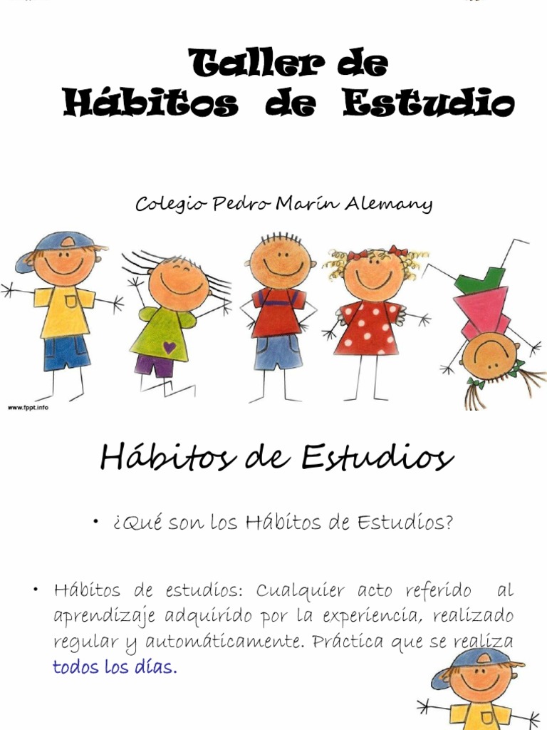 Taller de Hábitos de Estudio en Primaria | PDF