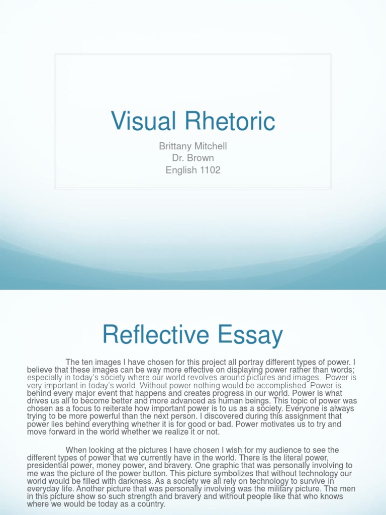 Bmitchell Visual Rhetoric | PDF | Citation | Rhetoric