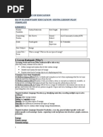 7 Es Detailed Lesson Plan in English | PDF | Light | Potential Energy