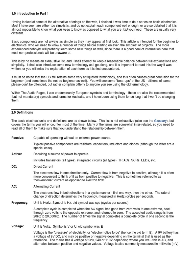 All About Electronics | PDF | Inductor | Electrical Impedance