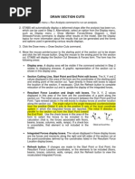 Section Cut in SAP2000 | PDF | Cartesian Coordinate System | Space