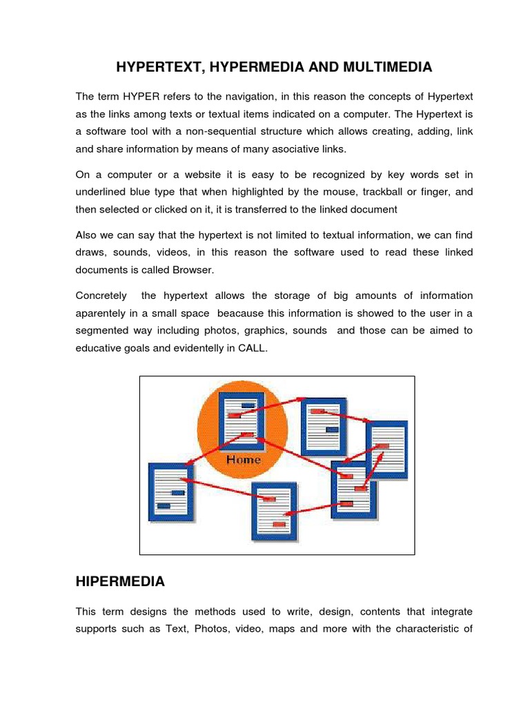 Hypertext Hypermedia and Multimedia | PDF | Hypertext | Multimedia