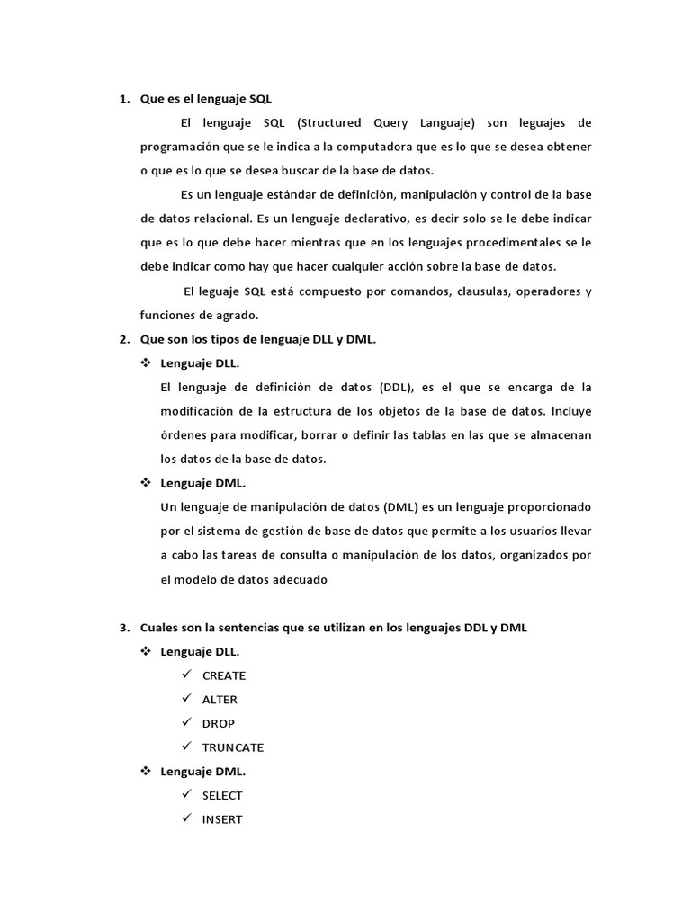 BD SQL | PDF | SQL | Modelo de datos