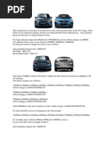 Perodua Service Price List 2025 | PDF | Car | Manual Transmission