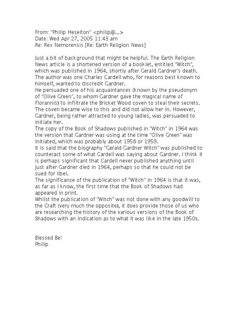 Rex Nemorensis | PDF