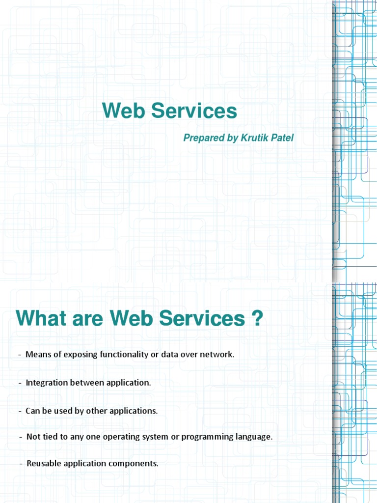 Webservices | PDF | Representational State Transfer | Web Service