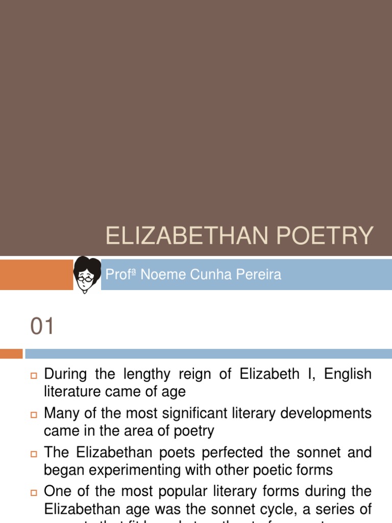 Elizabethan Poetry and Drama | PDF | History | Classics