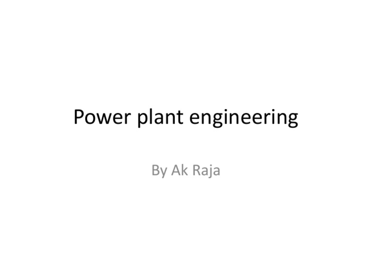 Power Plant Engineering | PDF